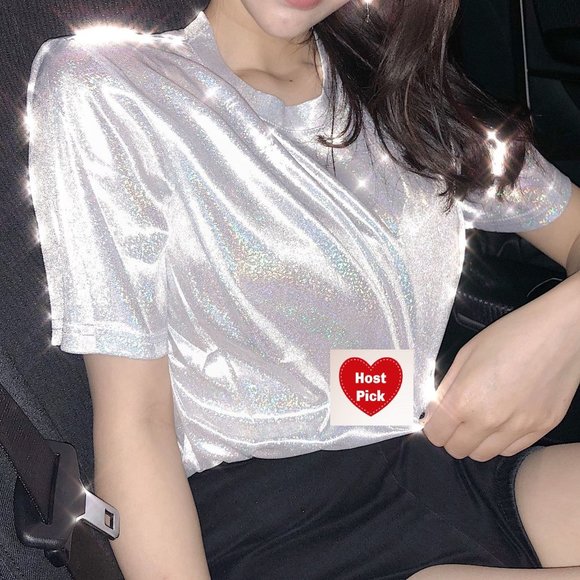 Private Label | Tops | Glitter Top Shimmering Clubwear Party Wear ...